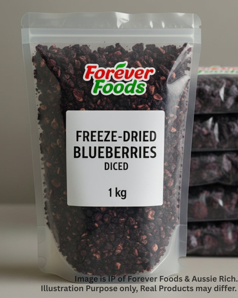 Bulk Diced Freeze-Dried Blueberries | Wholesale Australian Fruit ...